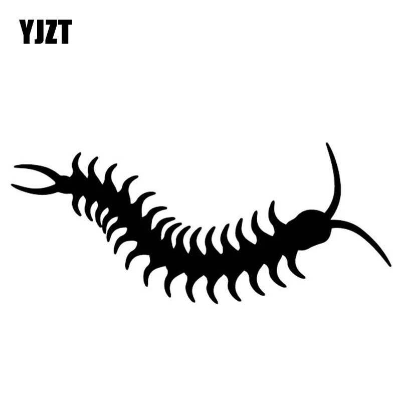 Yjzt 17.2cm*7.4cm Centipede Pattern Car Sticker Body Of Car Decorate ...