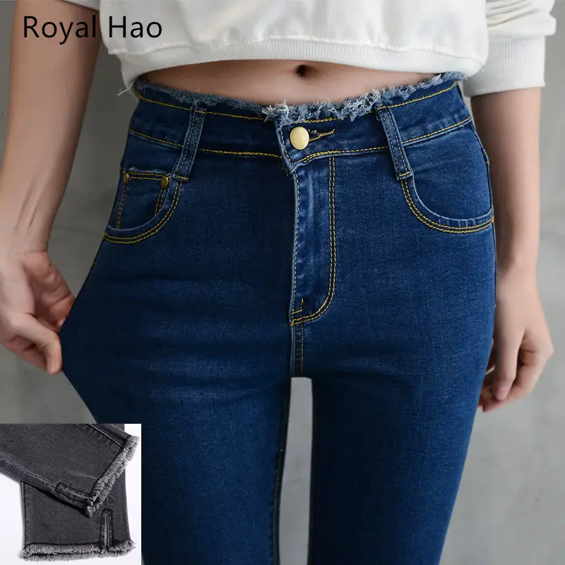 R&H Female Pencil Jeans 4 Colors Blue Women Jeans Donna Stretch Bottoms ...