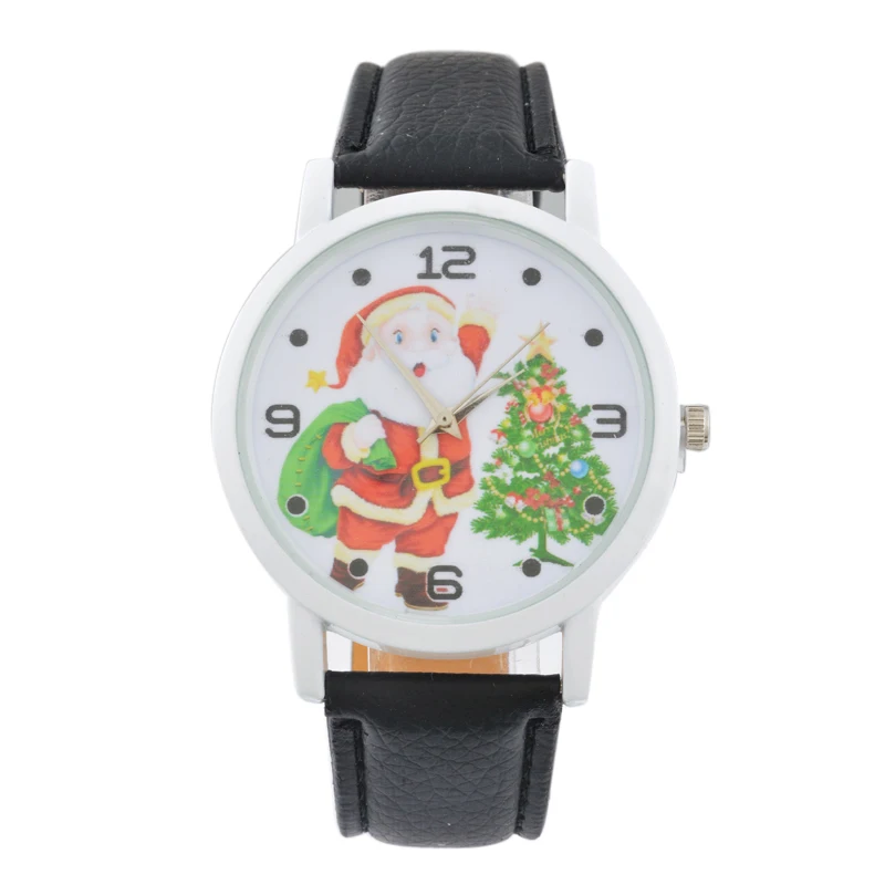 FUNIQUE 2018 Christmas Elderly Tree Watches Women Clock Analog Quartz ...