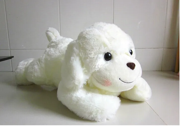 Stuffed-animal-60-cm-smiley-dog-plush-toy-fresh-fragrant-lying-dog-doll ...