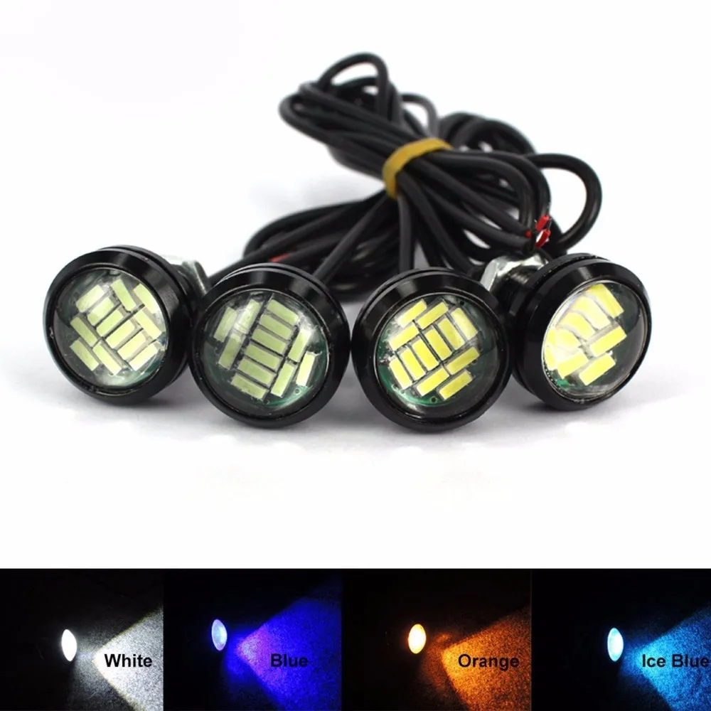 2X White DC12V 15W Eagle Eye LED Daytime Running DRL Backup Light Car ...