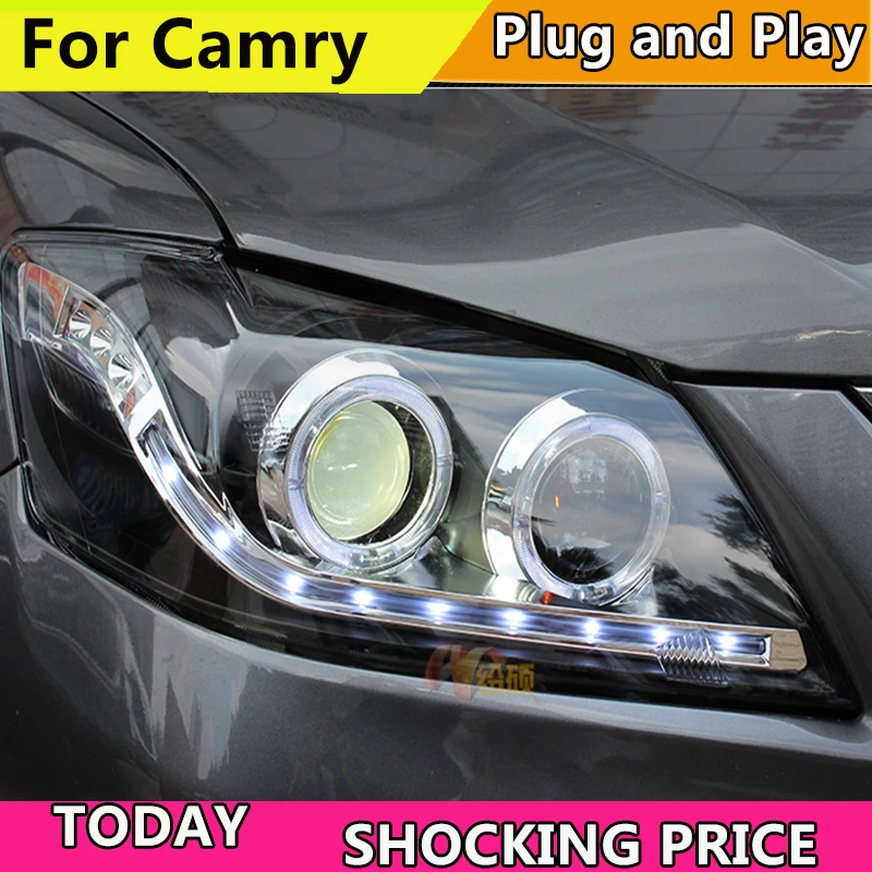 doxa Car Styling Head Lamp for Toyota Camry LED Headlight 2009 2011 Camry LED DRL Daytime ...