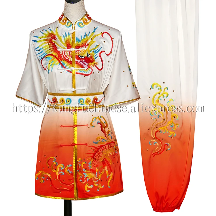 Chinese Wushu uniform Kungfu clothes Martial arts suit taolu garment ...