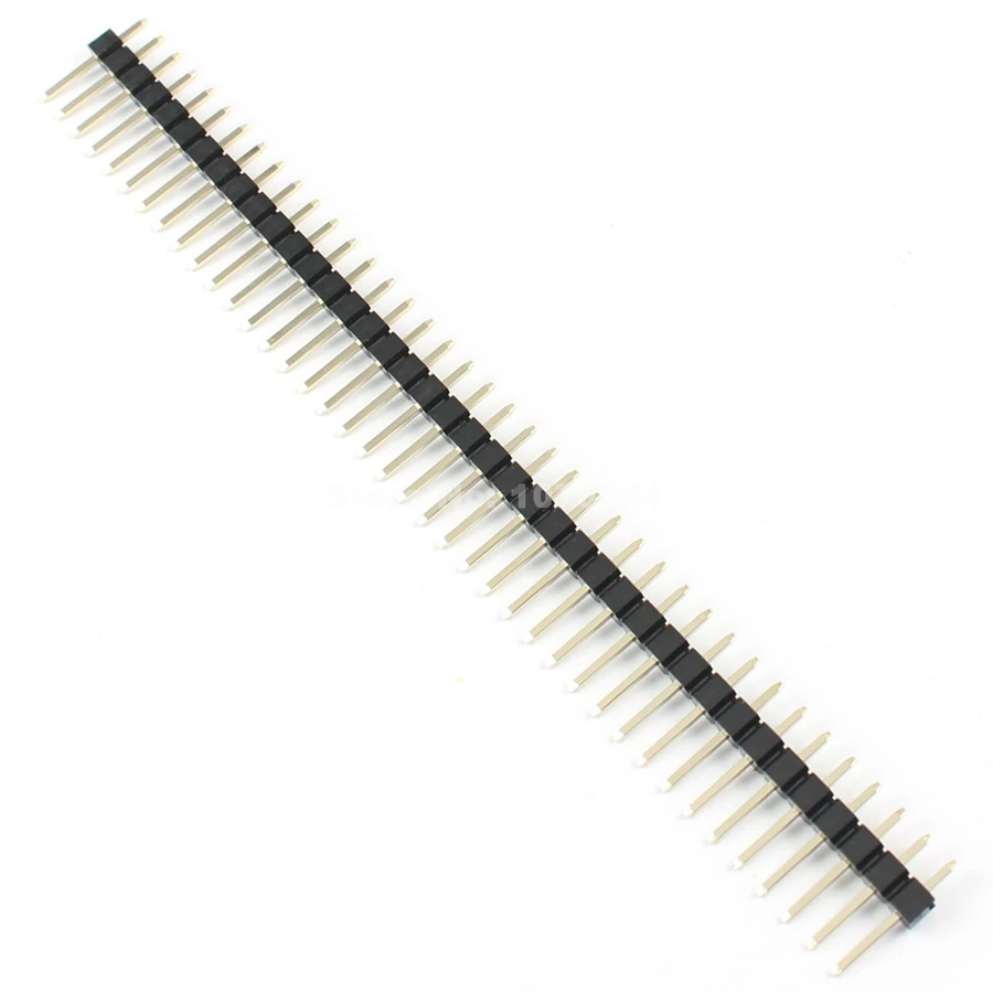 20pcs Pitch 2.54mm 40 Pin Male Single Row Straight Pin Header Strip ...