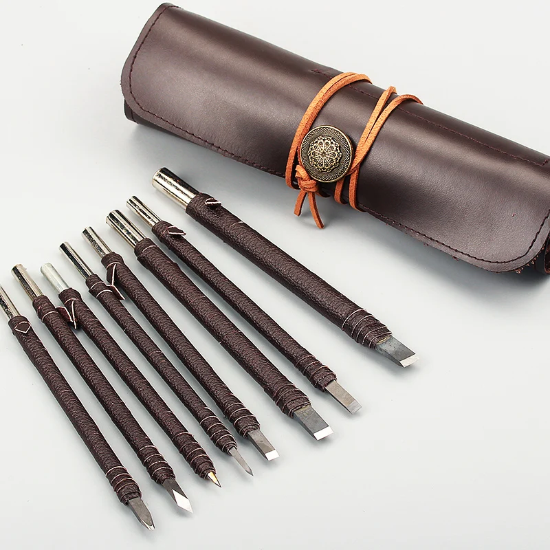 New-Hand-Tools-Tungsten-Steel-Carving-Knife-Set-Seal-Stone-Graver ...