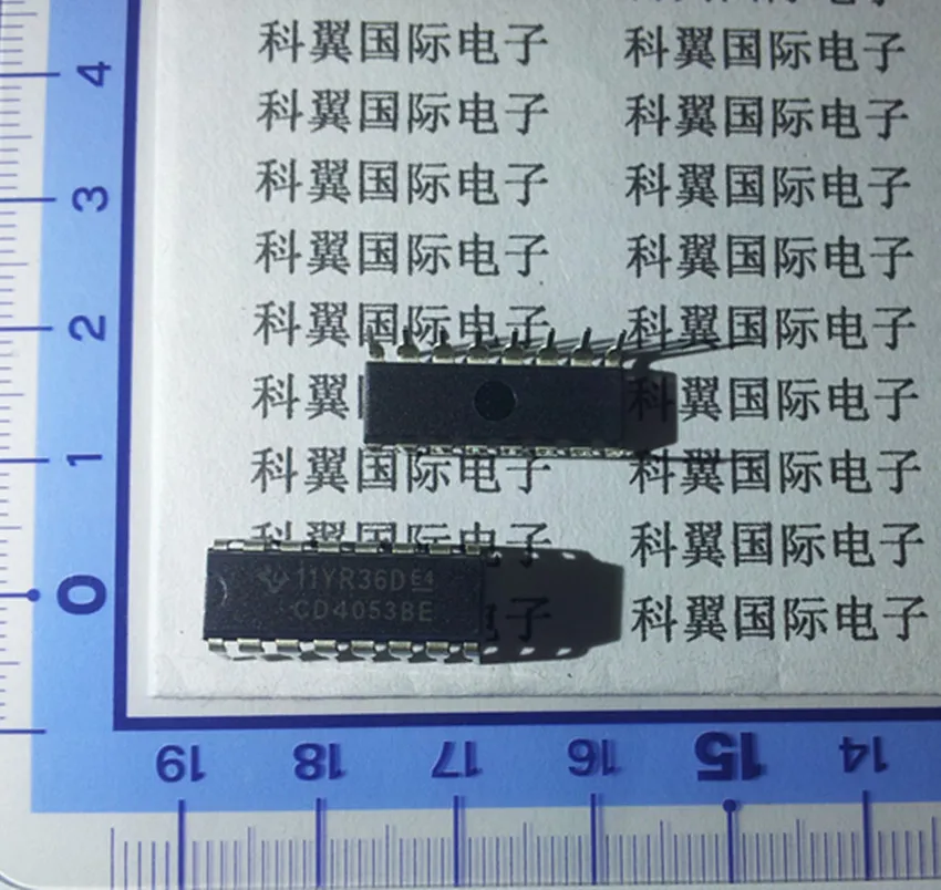 100PCS HCF4053 CD4053 HEF4053 new three group two way analog switch DIP ...