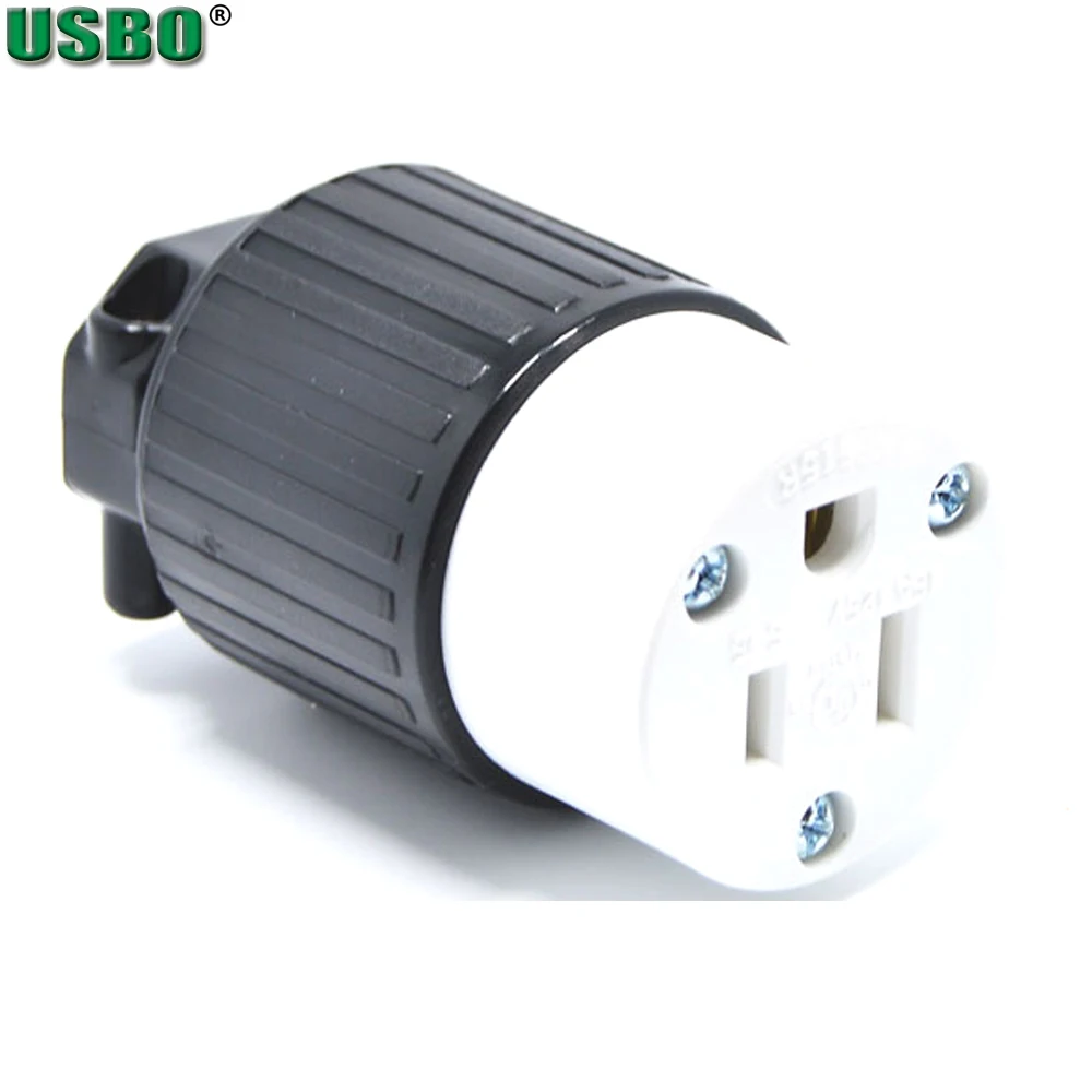 Heavy Duty USA Rewireable NEMA 5/15P power connector America Power ...