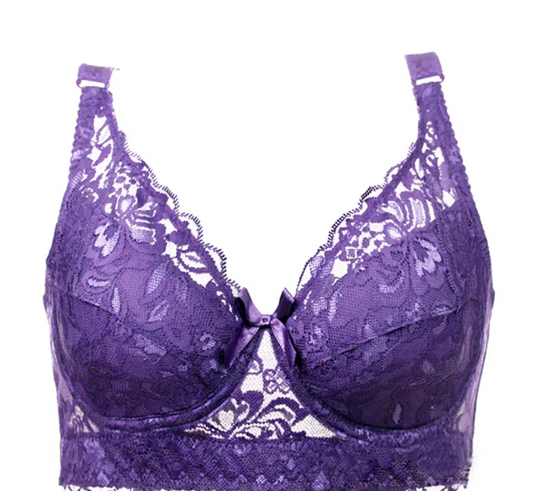 New 2017 Spring And Summer Thin Women Plus Size Bra B C D Cup Lace Bra