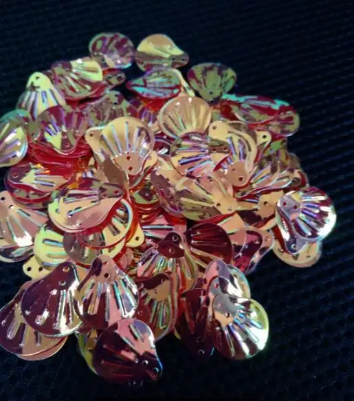 20mm shell sequins, starlight red, 50g/bag|shell sequins|20mm ...