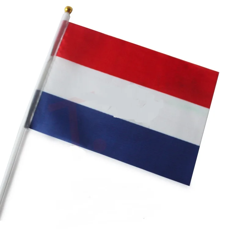 2017 10pcs the Small Netherlands flag 14*21CM Holland Flag the hand ...
