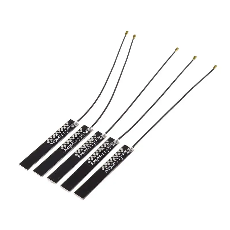 5PCS 2.4Ghz IPX IPXE Connector PCB Built-in Aerial 4dBi High Gain WIFI ...