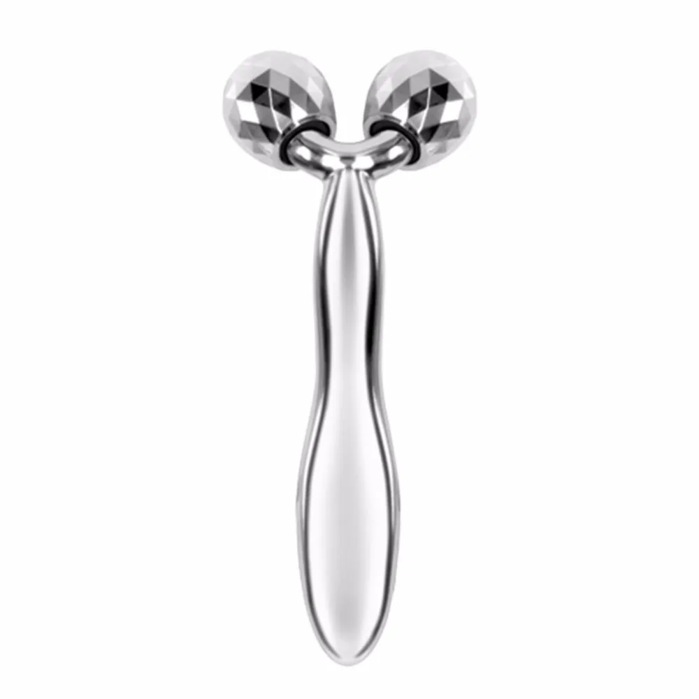 Waterproof 3d Face Massage Roller Face Lifting Roller 2 Wheels Skin