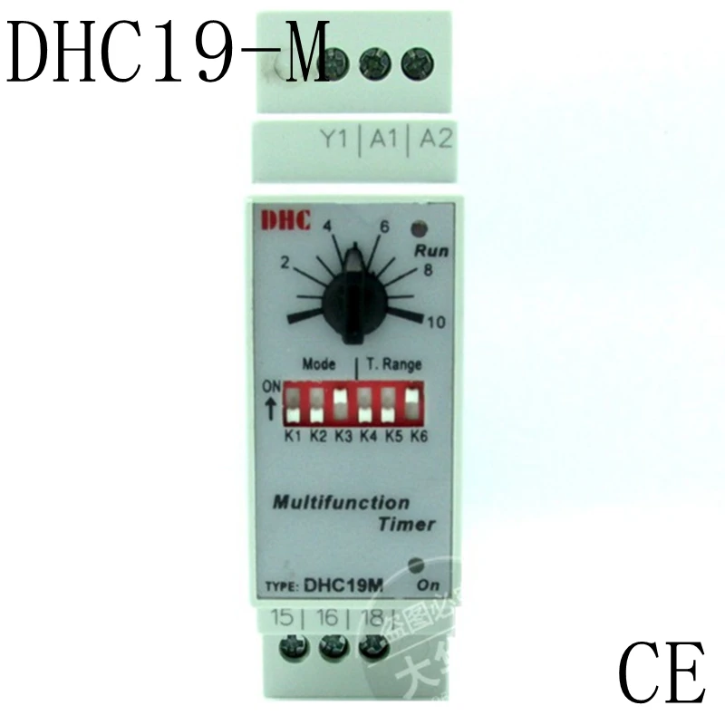 High quality 1pcs AC/DC 24 240V DHC19 M DHC19M Multifunction Timer ...