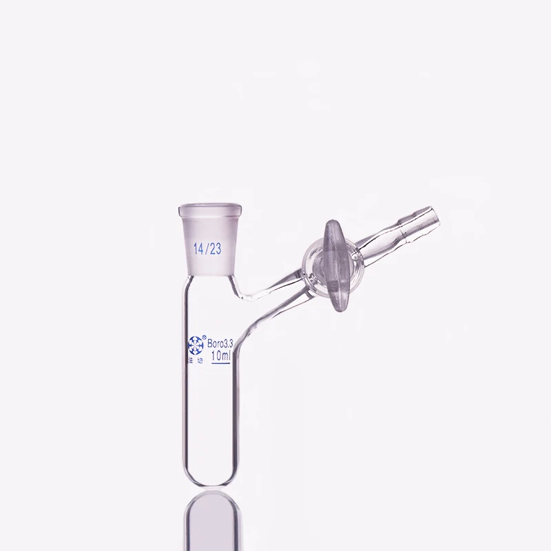 Reaction-tube-with-glass-valve-and-standard-ground-mouth-Capacity-10ml ...