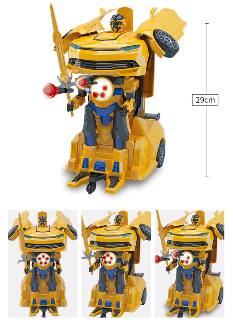 1:14 two generation remote control deformation hornet a key turning ...