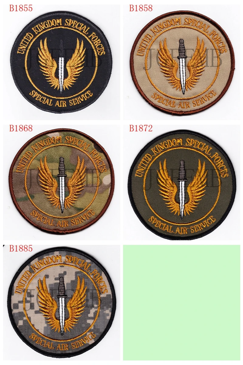 10cm UNITER KINGDOM SPECIAL FORCES SAS Embroidered patch Large ...