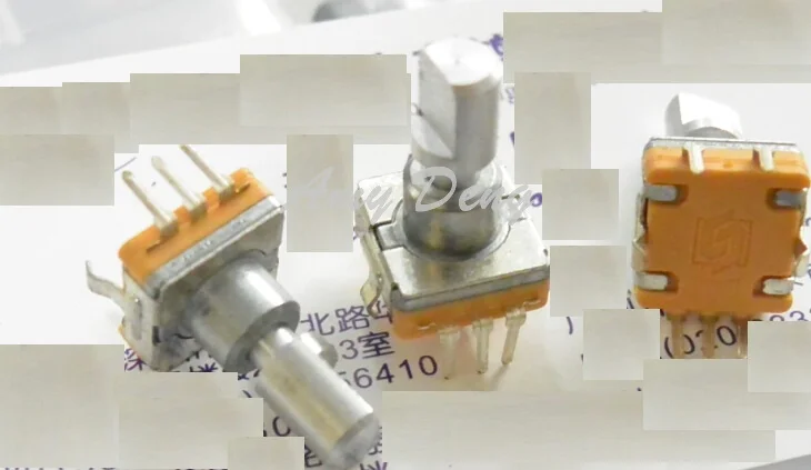 Codificador Soundwell tipo EC11 con interruptor, 30 posiciones, 15 pulsos, longitud axial, 15mm ...