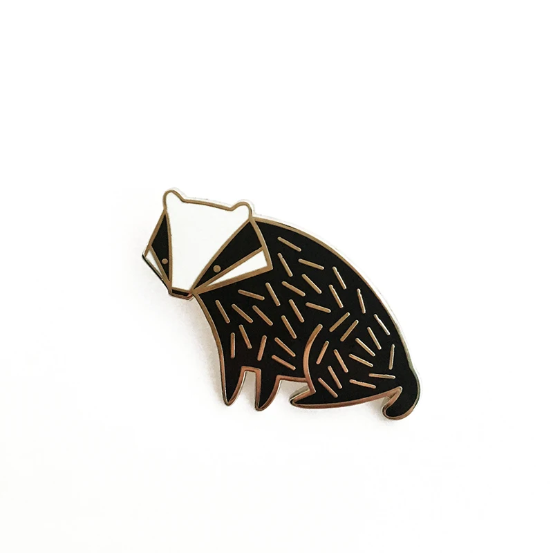 Badger Animal Enamel Pin Brooch - Brooches - AliExpress