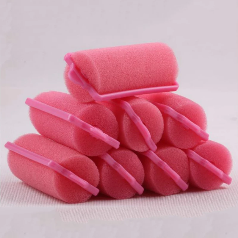12pcs Set Magic Sponge Foam Cushion Hair Curl Styling Rollers Curlers