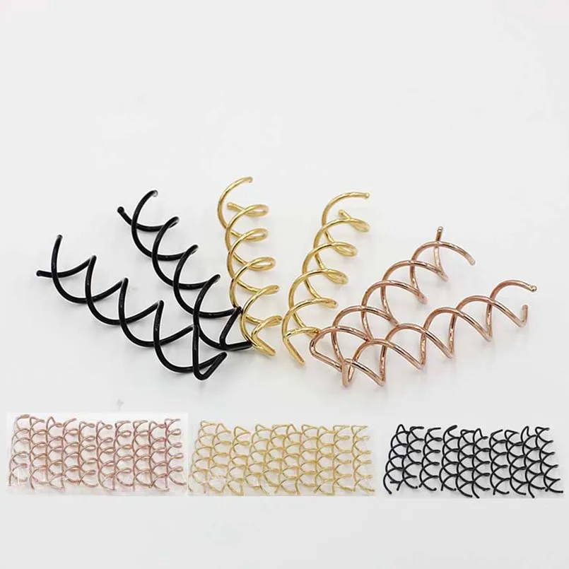 10 pcs 1set Spiral Spin Screw Pin Hair Clip Twist Barrette /Brown Black ...