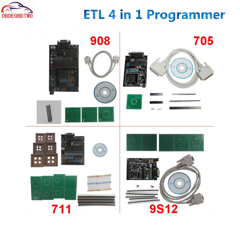 Venta caliente ETL 4 en 1 Programador ETL para Motorola 9S12, 908, 711, 705 Programador 4 en 1 ...