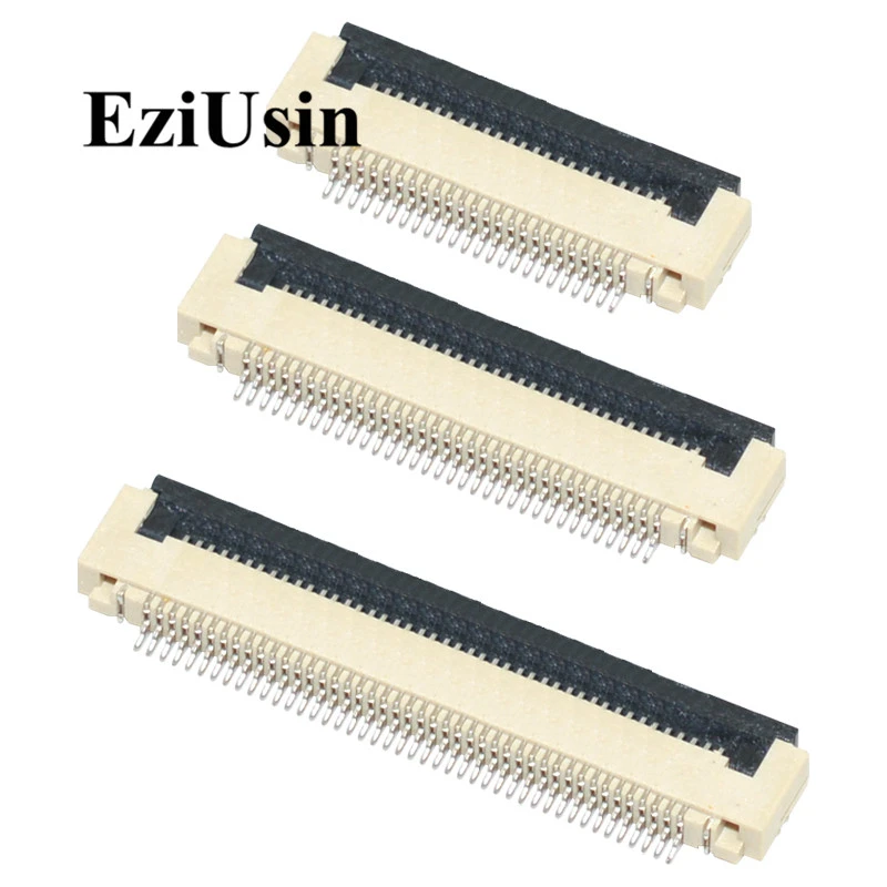 FPC FFC connector 0.5mm 1.0mm Flat Cable PCB Connectors SMT ZIF 4 5 6 7 ...