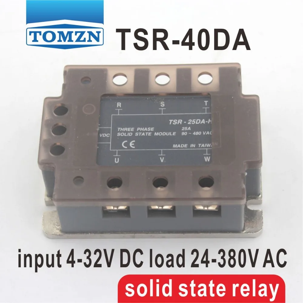 40da Tsr 40da Three Phase Ssr Input 4 32v Dc Load 24 380v Ac Single