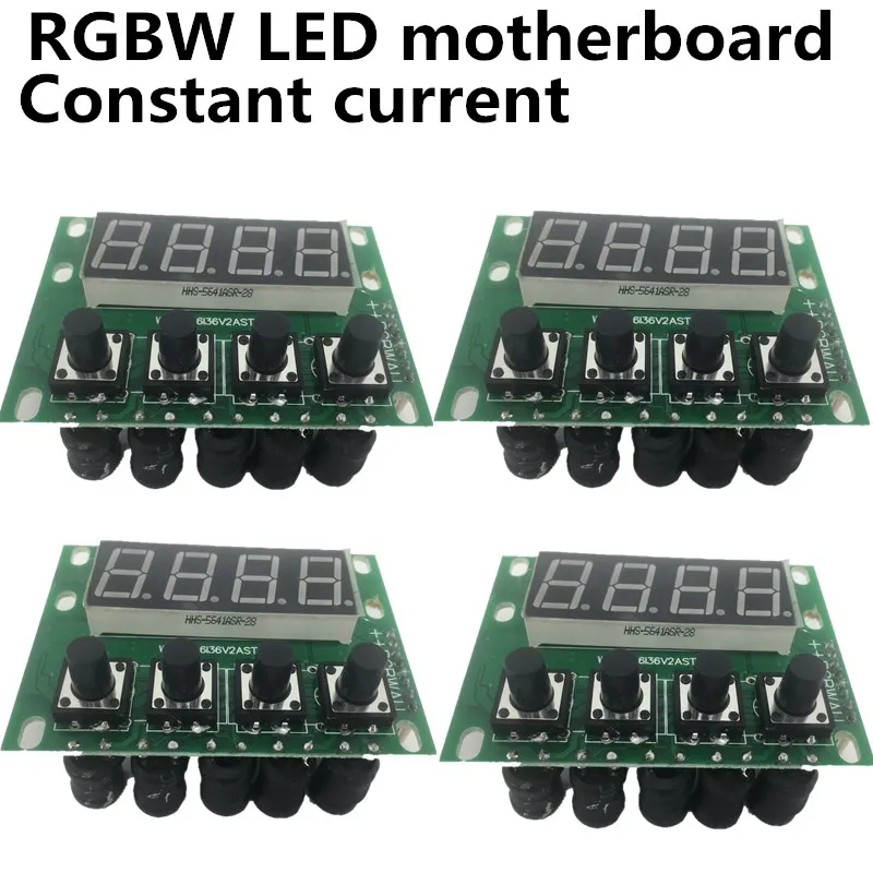 4PCS/ RGBW DC 12-36V LED motherboard, 54X3W / 18X12W / 24X12W LED PAR ...
