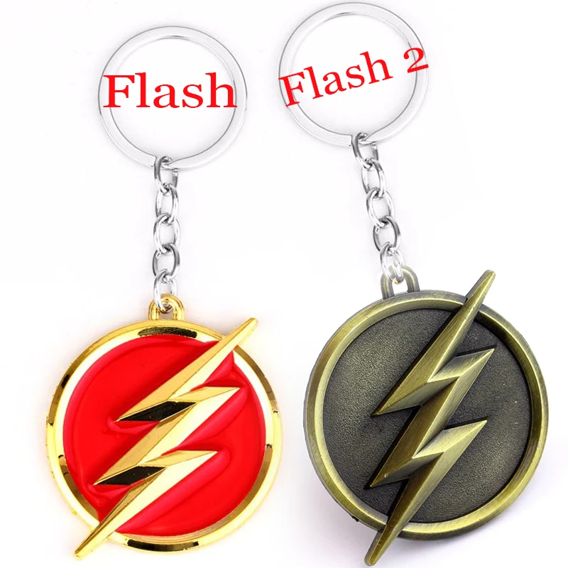 The Flash Super Hero Keychain Metal Key Chain DC Comic The Avenger ...