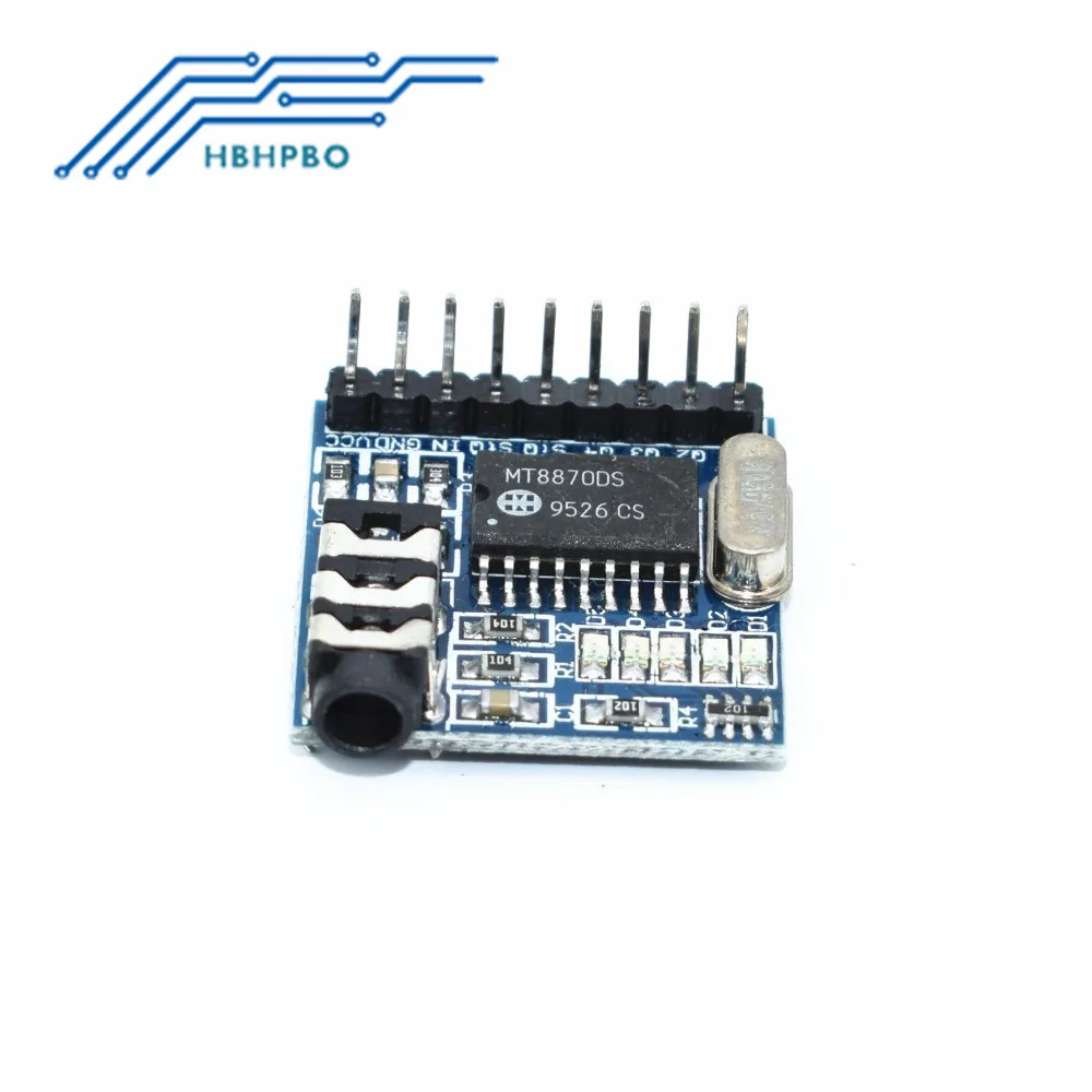 10pcs Mt8870 Dtmf Voice Decoder Module Telephone Audio Decoder Speech Decoding Module Board