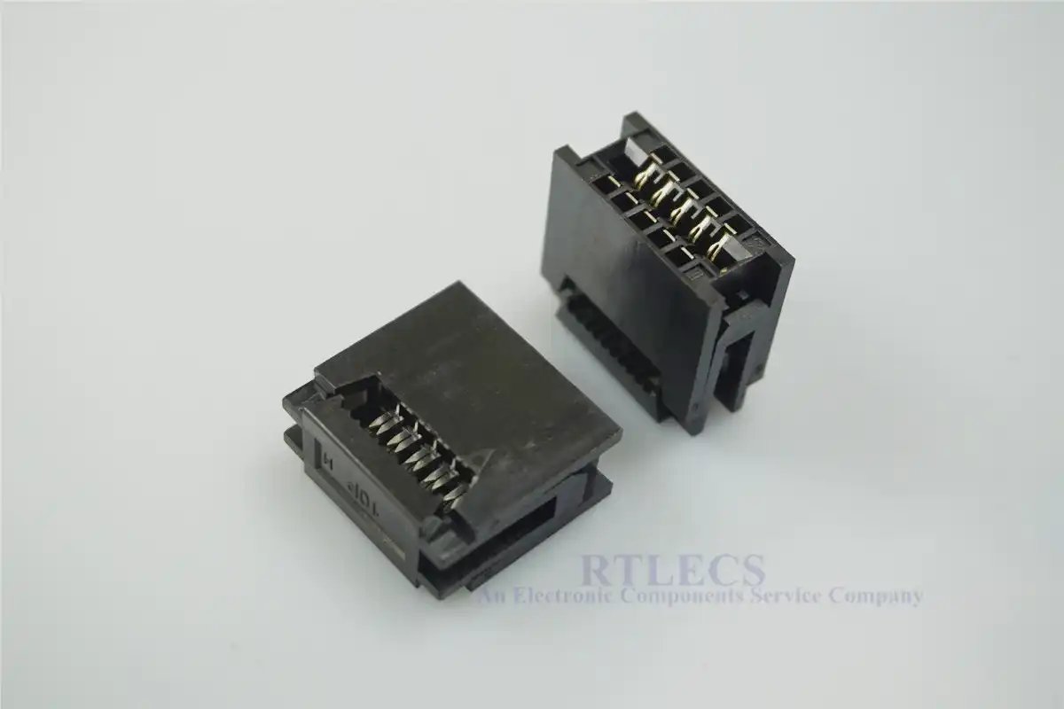 20 Pcs 2.54 mm Pitch Edge Card Connector IDC Type Slot 10 14 16 20 24 ...