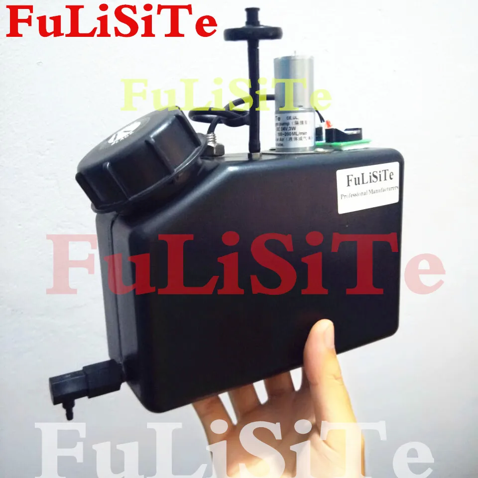 UV flatbed printer 1.5L ink bottle with air filter liquid sensor sub ...