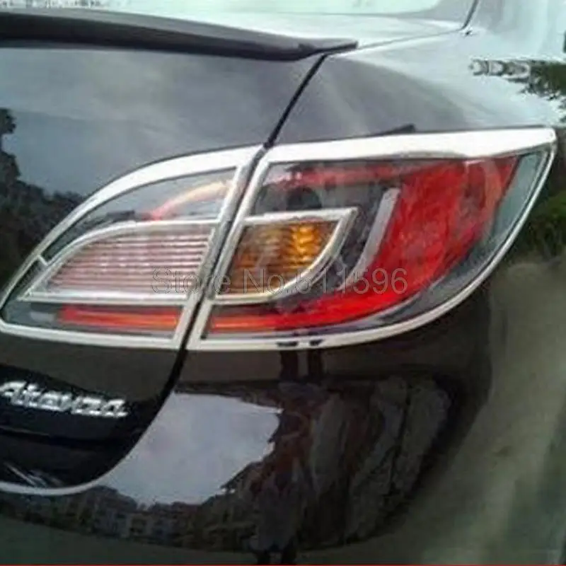 For Mazda 6 2009 2010 2011 2012 ABS Chrome After Rear Tail Light Lamp ...