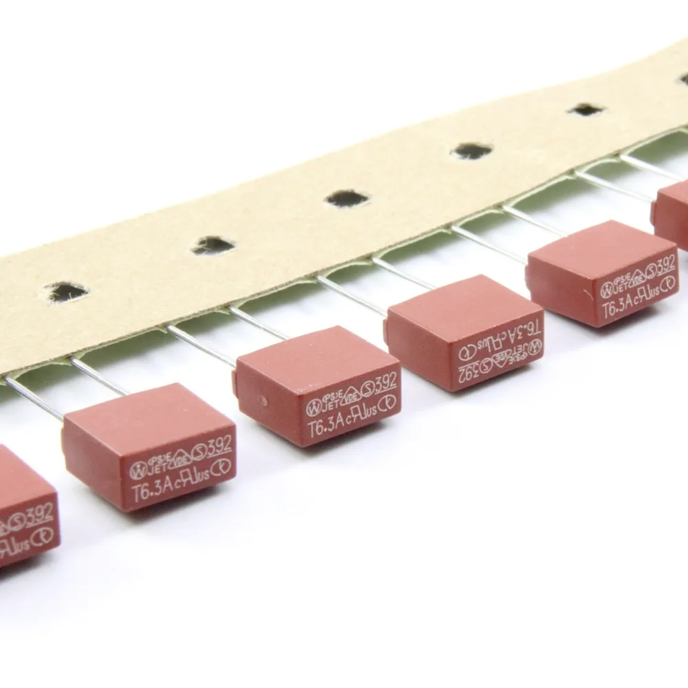 6.3A 250V 392 Square Plastic Fuse T6.3A LCD TV Power Board Commonly ...
