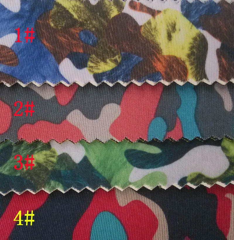 2.5mm Thickness Colorful Camouflage Printed SBR Rubber Neoprene Fabrics ...