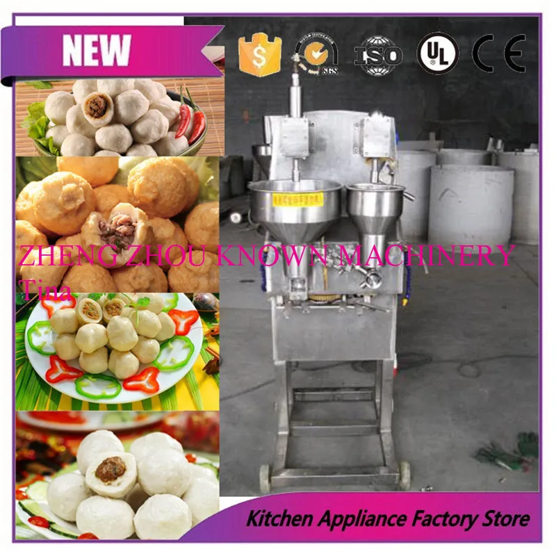 Industrial Automatic Meat Ball Making Molding Rolling Processing ...