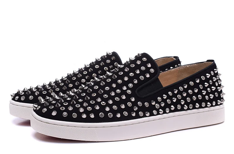 2015-new-red-bottom-sneakers-with-spikes-flat-red-bottom-shoes-for-men ...
