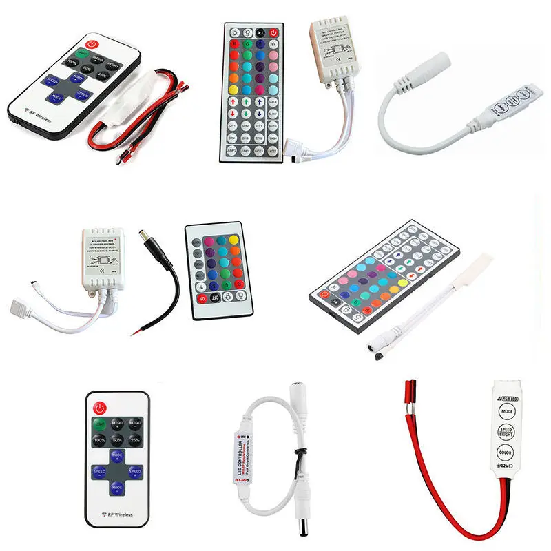 3-10-24-44-Keys-Mini-IR-Remote-Controller-For-3528-5050-RGB-LED-Strip ...