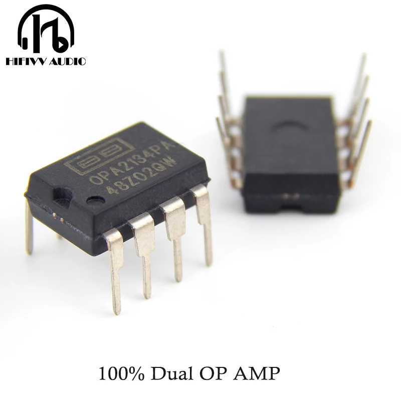 100% 오리지널 OPA2134 OPA2134PA DIP 연산 증폭기, 하이파이 오디오 IC 칩 OP 앰프|op amp|hifi audioaudio hifi ...