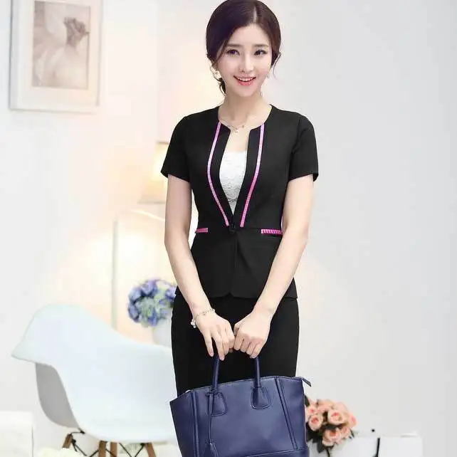 summer-office-uniform-style-mini-skirt-suits-2015-new-women-business ...