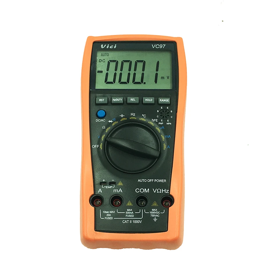 VICI VC97A 3 3/4 digital multimeter voltmeter ammeter AC DC voltage ...