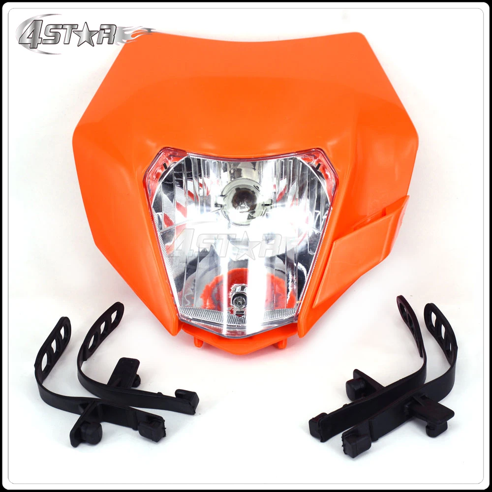 Faro delantero Universal para motocicleta, accesorio para KTM EXC XC ...