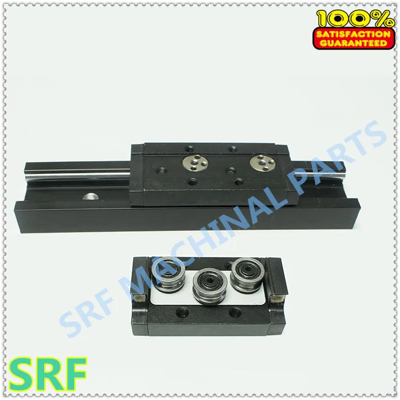 44mm width Aluminum Square Roller Linear Guide Rail 1pcs SGR15N Length ...