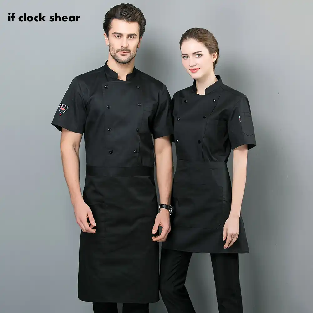 Venta > traje de chef negro > en stock