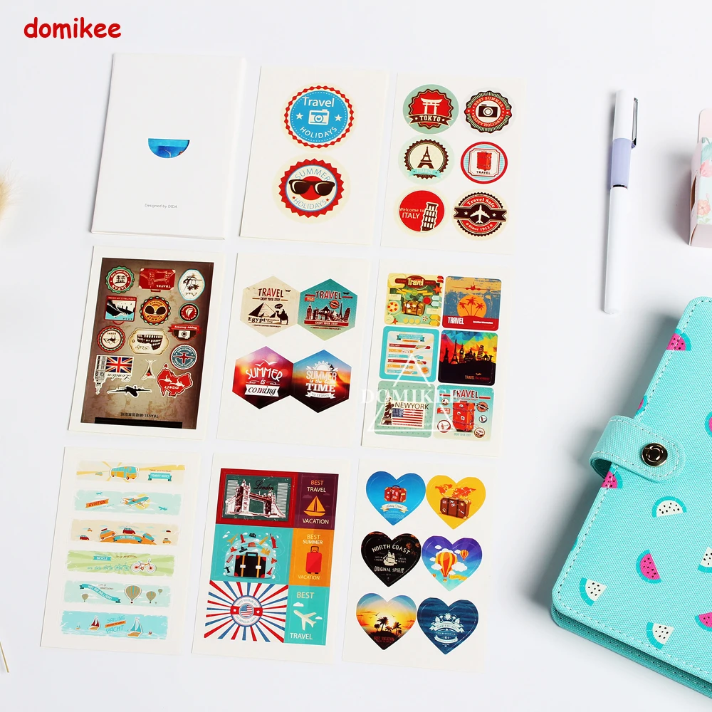 New cartoon student school stickers set stationery,Children decorative ...