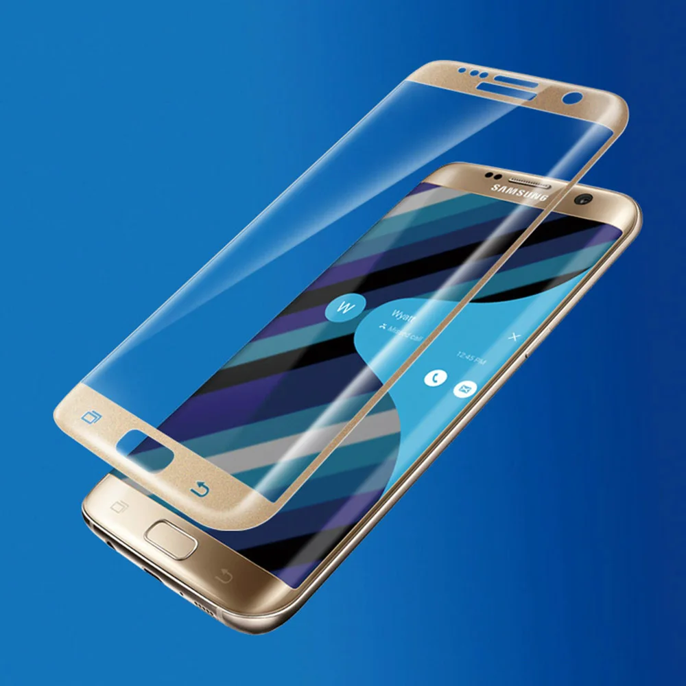 Real 3D Curved Full Screen Cover For Samsung S7 Edge Explosion proof ...