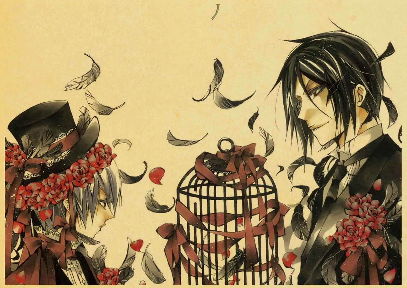 Black Butler Ciel And Elizabeth