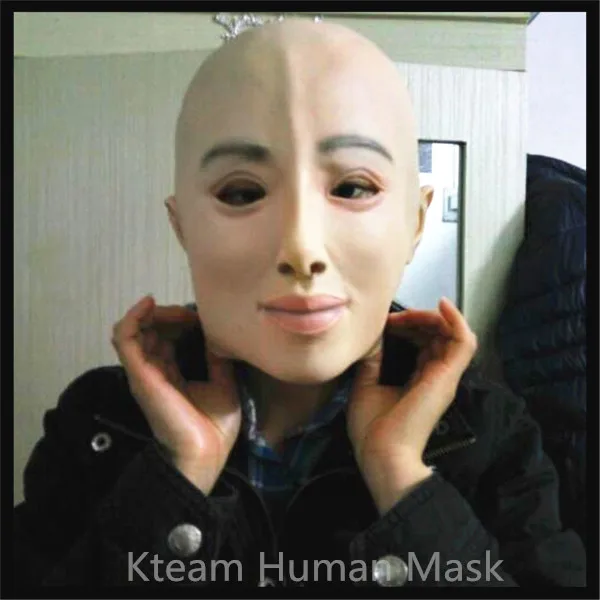 Top Grade Human Skin mask latex silicone Ex Machina realistic Man Face ...