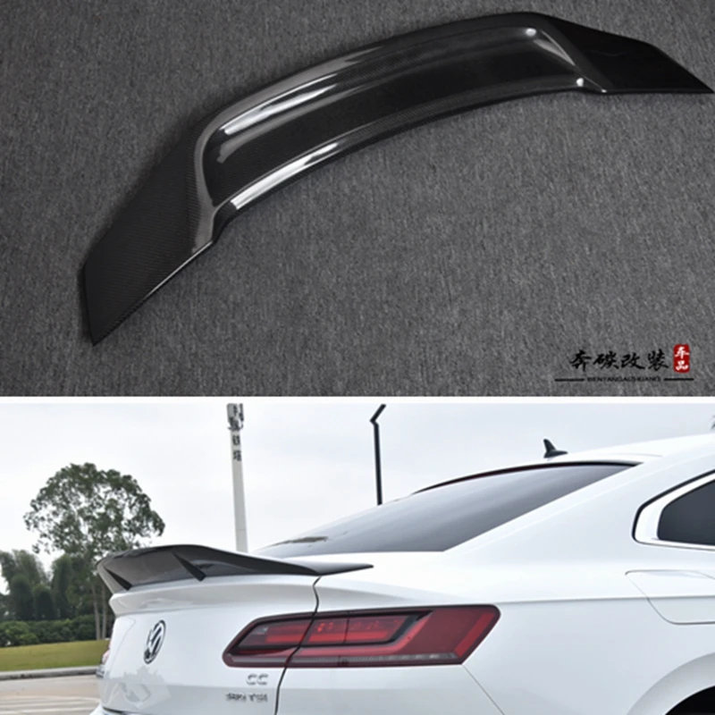 For Volkswagen New CC Spoiler 2018 2019 High Quality Carbon Fiber ...