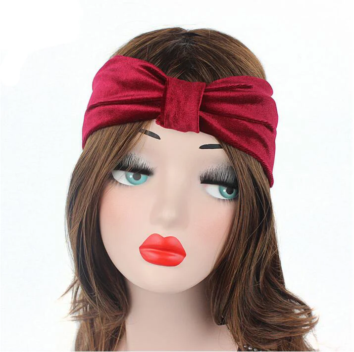 New Fashion Women Turban Headband Velvet Hair Band Hair Accessory Twist